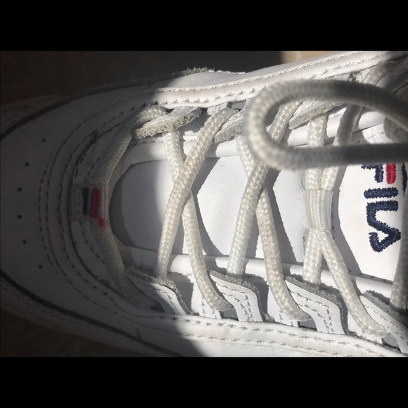 Fila | Shoes | White Fila Disruptors | Poshmark
